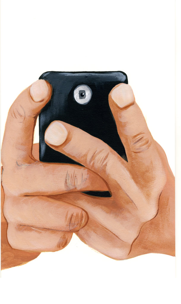 No.14 Cell Phone & Hands - Realistic targets